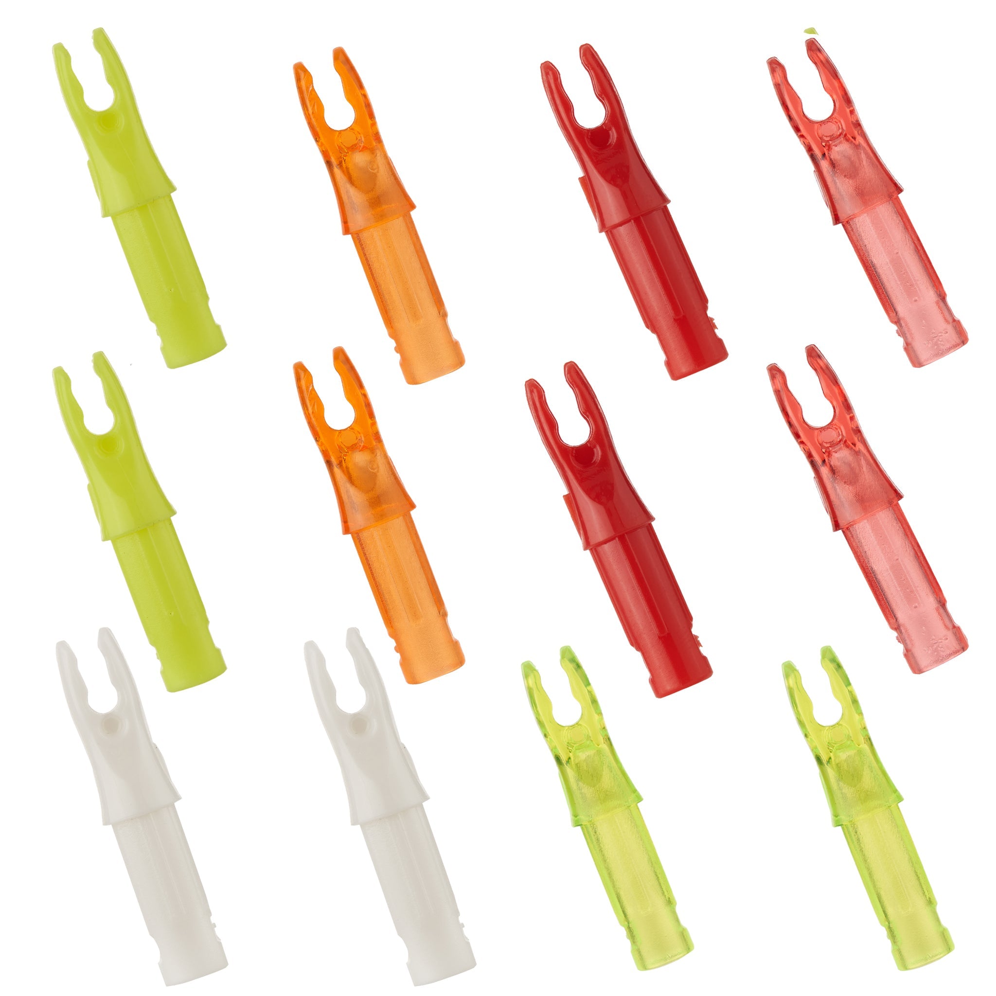 12x 6.2mm Press-in Nocks Multi Color – UK.HuntingDoor.com
