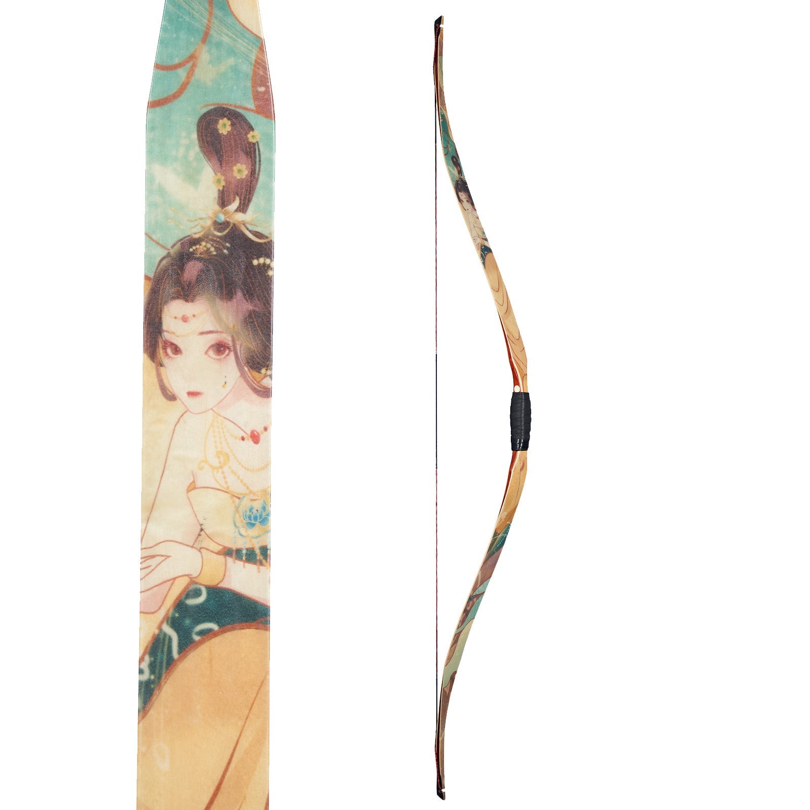 Traditional Handmade Longbow Horsebow Recurve Archery Bow Pattern Cust ...