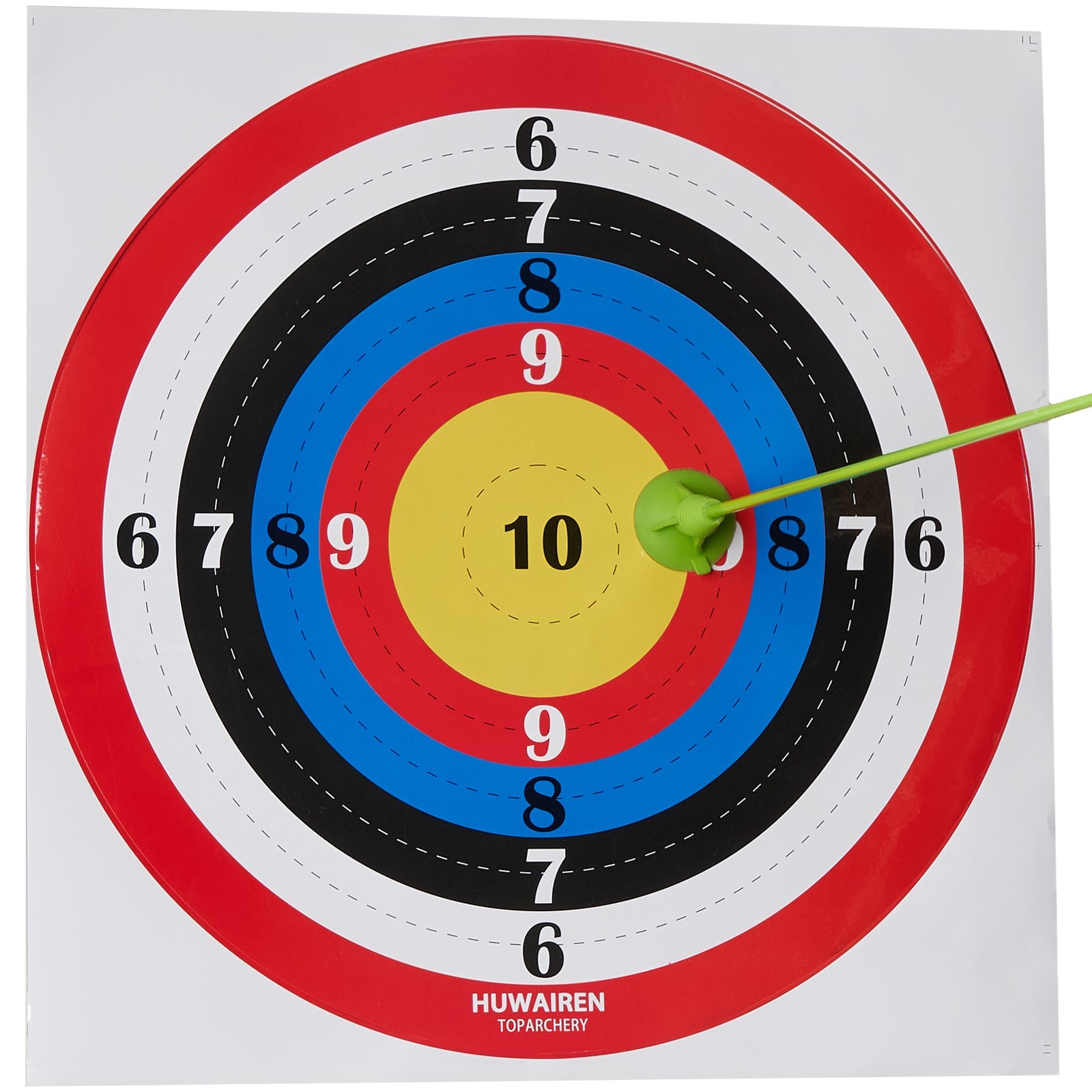12x TopArchery 40x40cm Adhesive Archery Target Paper Faces Colorful Co ...